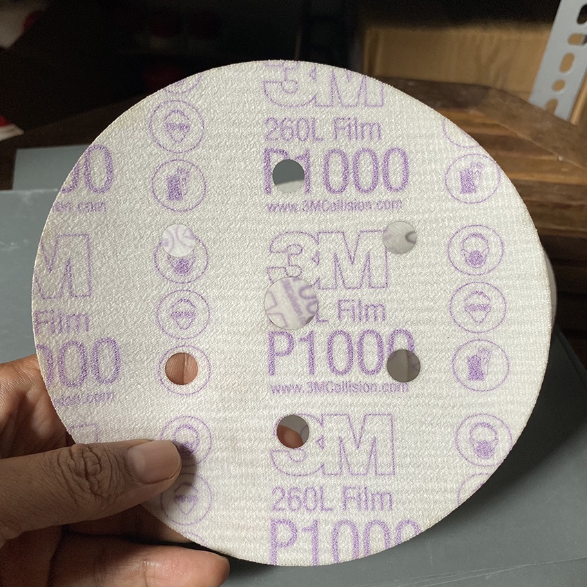 Giấy nhám đánh bóng 3M 260L P1000 - giấy nhám siêu mịn đánh bóng 3M ...