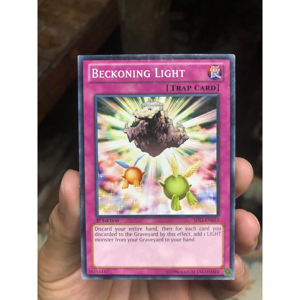 [ 01102024 ]Thẻ bài Yugioh TCG chính hãng "Beckoning Light" (SDLI-EN033 ...