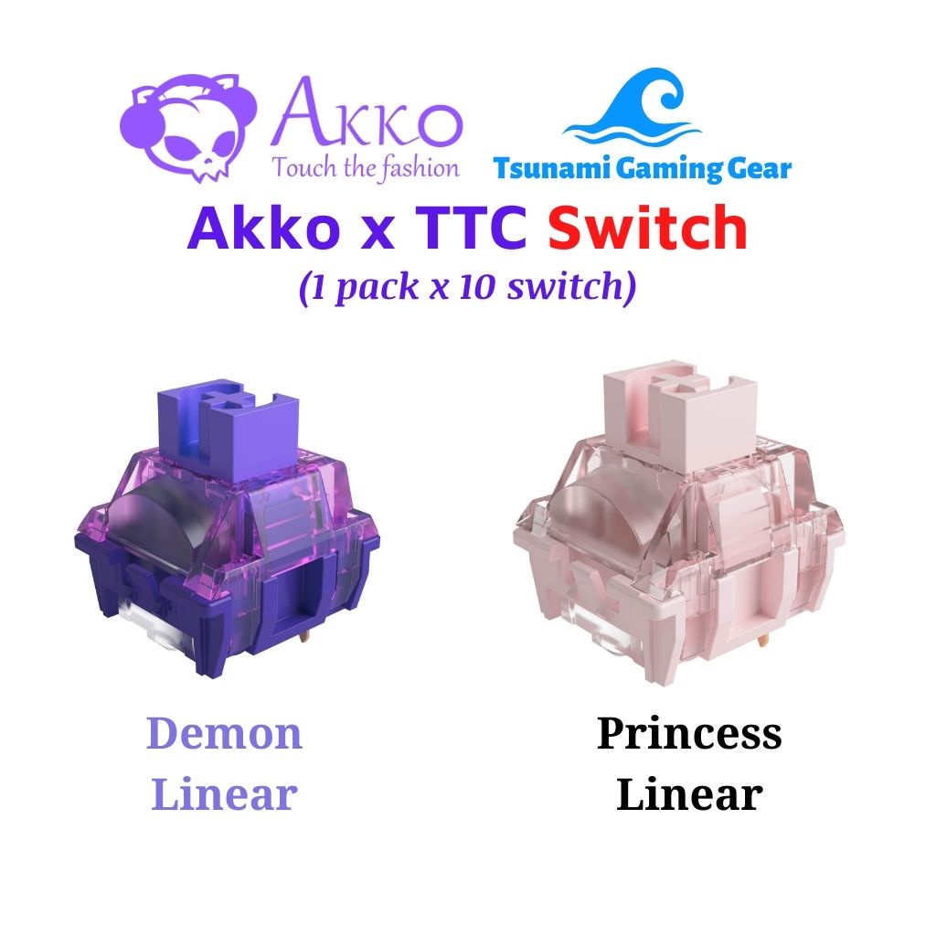 Bộ Switch Akko X TTC Demon | Princess (Pack 10 switch) - Hàng chính ...