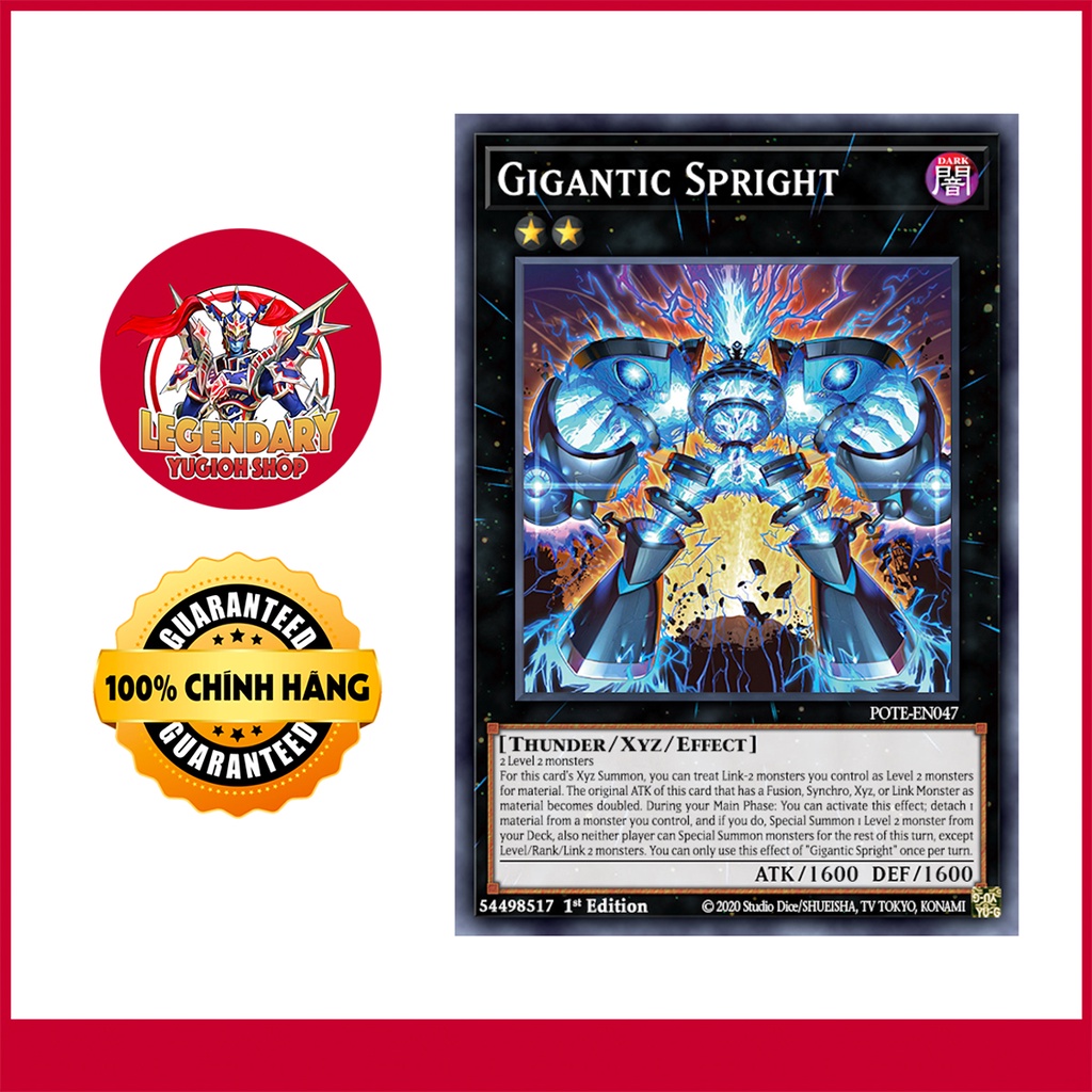 [Thẻ Bài Yugioh Chính Hãng] Gigantic Spright | Shopee Việt Nam
