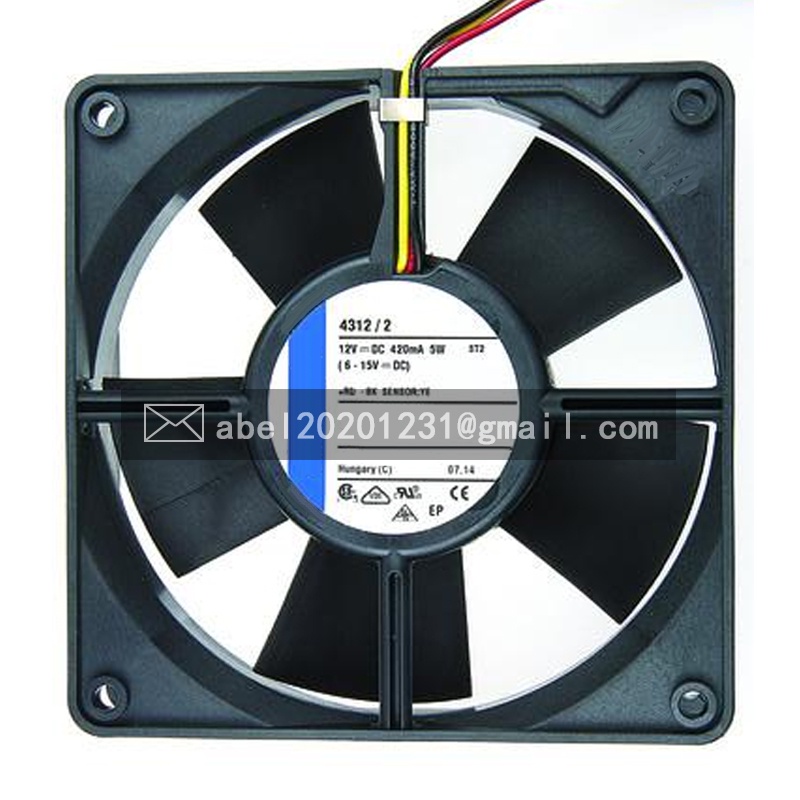 Sz THƯƠNG HIỆU MỚI 4312 / 2 12VDC QUẠT LÀM MÁT CHÍNH HÃNG 12032 120 * ...