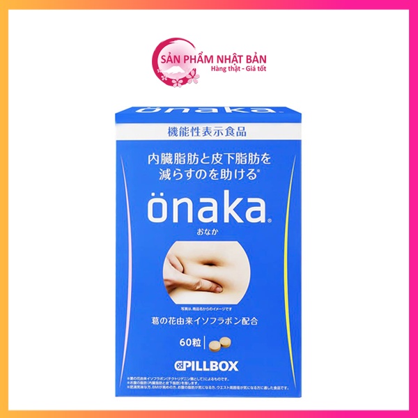 [CHÍNH HÃNG] Viên uống hỗ trợ giảm mỡ bụng Pillbox Onaka 60 viên ...