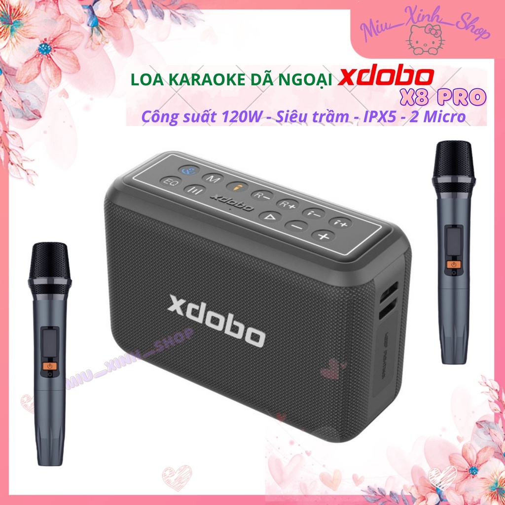 ★Chính hãng★ Loa Bluetooth karaoke, trợ giàng Xdobo X8 Pro 120W Siêu Trầm Hay hơn X8 Max ...
