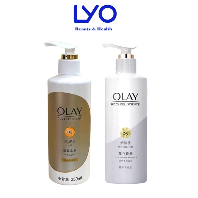 Sữa Dưỡng Thể & Tẩy Da Chết Olay body B3 + Vitamin E / vitamin C Optic ...