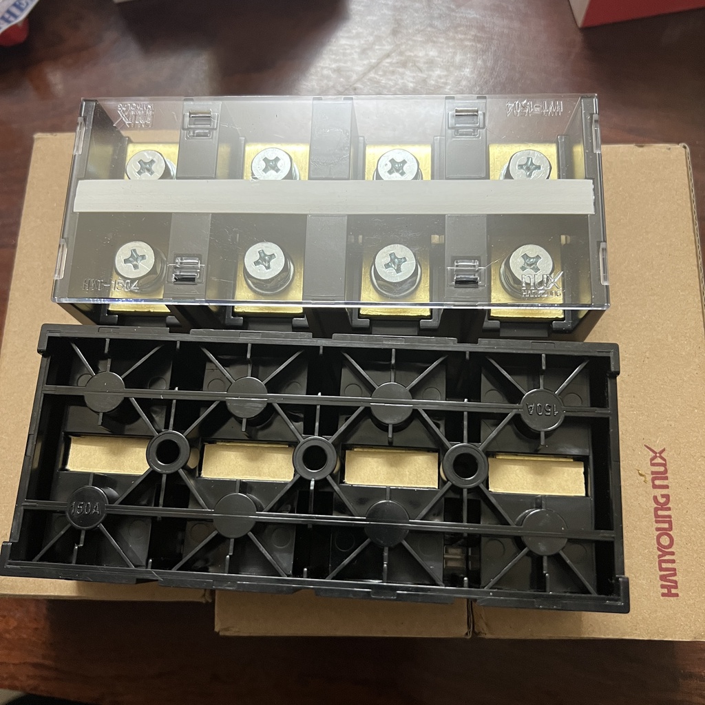 HanYoung Domino Cầu Đấu Điện HYT-1503 HYT-1504 150A 3P 4P Hanyoung Nux | Shopee Việt Nam
