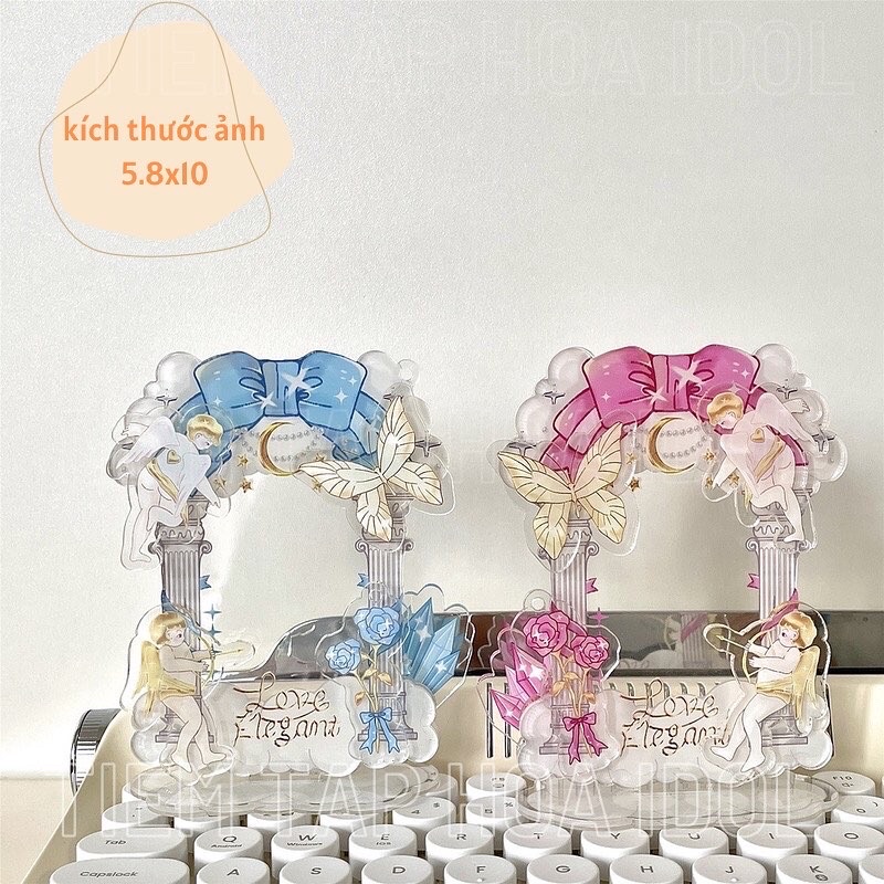 Khung ảnh nơ acrylic, Standee acrylic frame đựng card | Shopee Việt Nam
