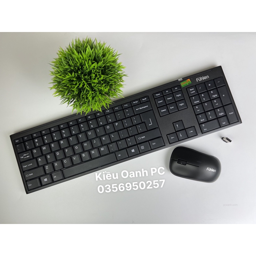 Bộ Bàn phím chuột không dây Fuhlen A120G USB-Wireless - Mới Bảo hành ...