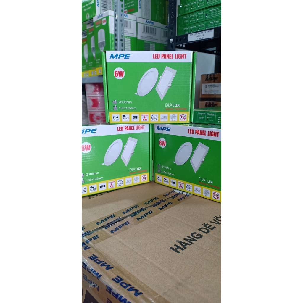 Bóng đèn LED panel âm trần 6W RPL-6T, RPL-6V, RPL-6N. RPL-6/3C- Thương ...