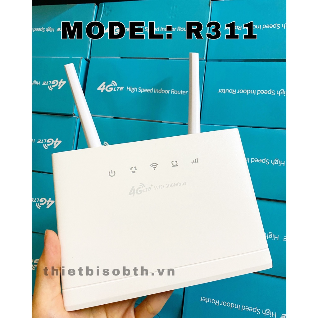 Bộ Phát Wifi 3G 4G R311 Tốc độ 150Mbps. Kết nối 16 user -Hỗ Trợ 1 Cổng ...