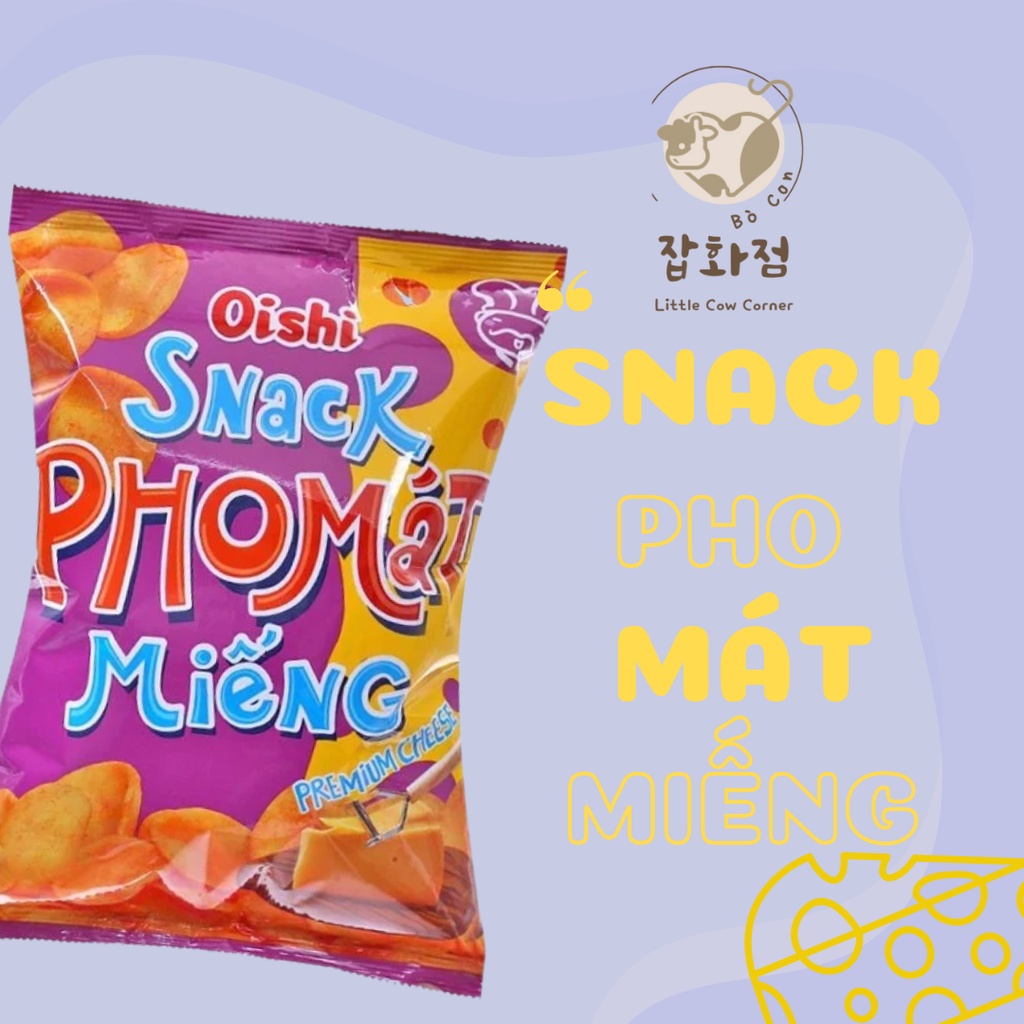 COMBO 10 Gói Bánh Snack Bim Bim Pho Mát Miếng Oishi 35g | Shopee Việt Nam
