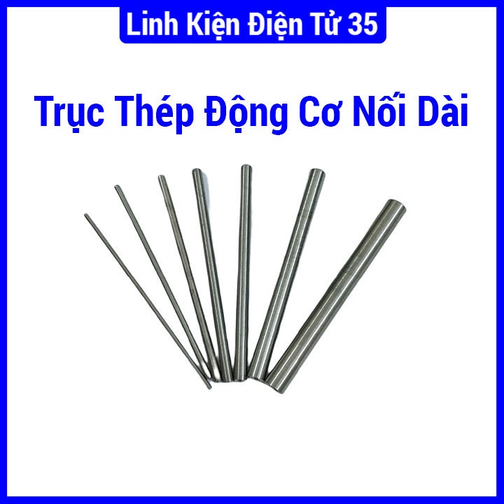 Linh kiện trục thép động cơ nối dài trục động cơ dài 100mm trục 2mm ...