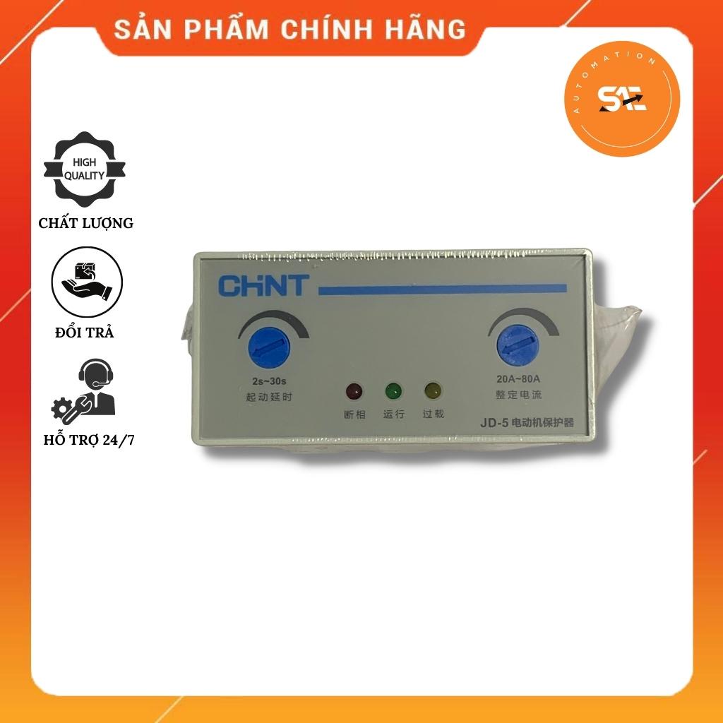 Relay bảo vệ động cơ, dòng điện JD-5 CHINT có các dải dòng (0,5-5A),(2 ...