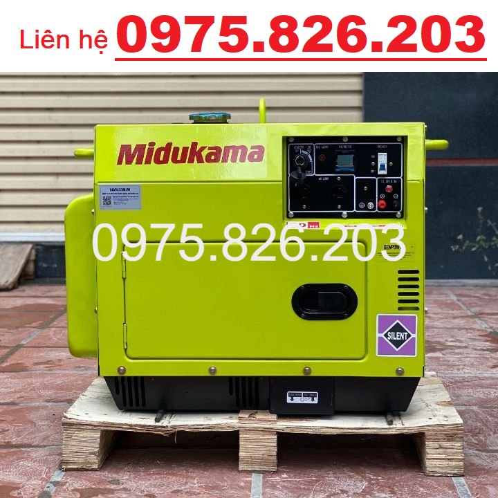 [Freeship] Máy Phát Điện Chạy Dầu Midukama 3Kw GDG 4000ECS Chính Hãng | Shopee Việt Nam