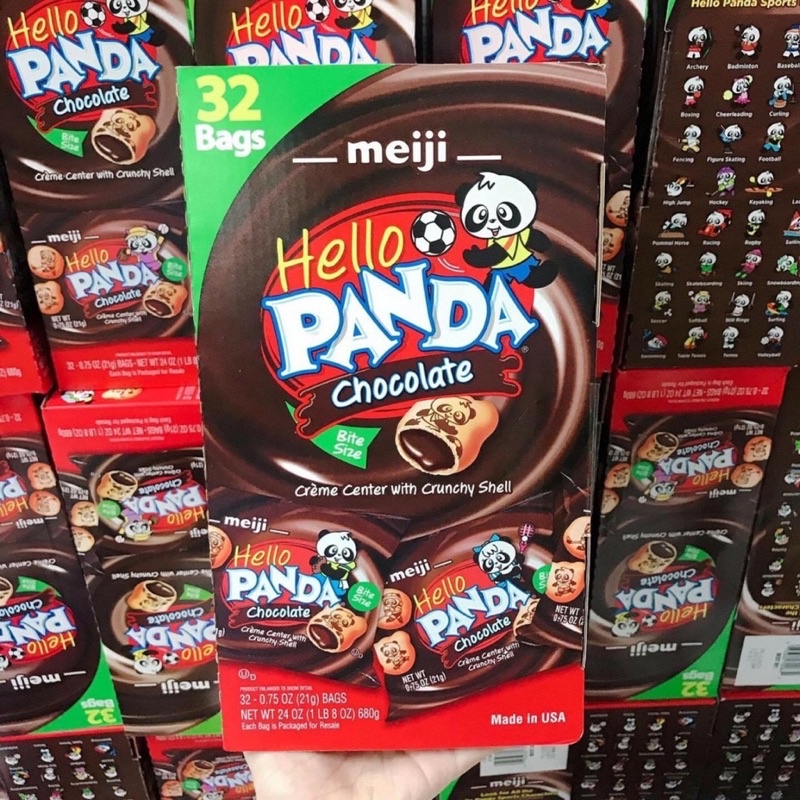 Bánh Gấu Hello Panda Chocolate Hiệu -Meiji- 680g | Shopee Việt Nam