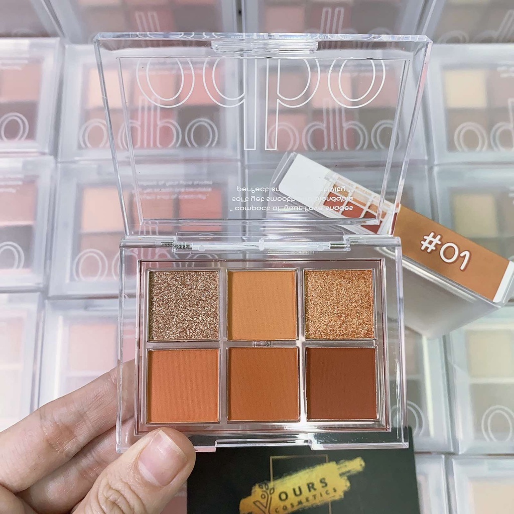 [Hàng Cận Date - T05/2025] Bảng Phấn Mắt Odbo Tone Nâu Tây Signature Eyeshadow Palette OD276 ...
