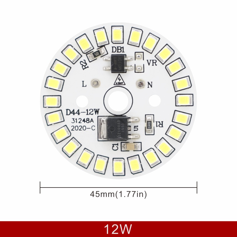 Chip Đèn LED Tròn 3W 5W 7W 9W 12W 90 Lumen / W 2835SMD AC 220V-240V | Shopee Việt Nam