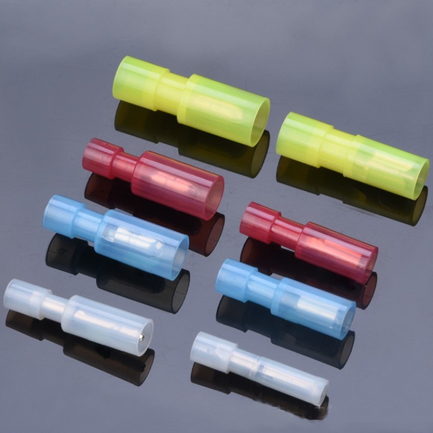 Đầu cos ghim đực cái đầu đạn 50cặp, đầu cốt đồng bấm dây điện 0.5mm 2 ...