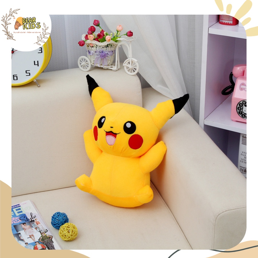 Gấu bông pikachu 30-38cm | Shopee Việt Nam