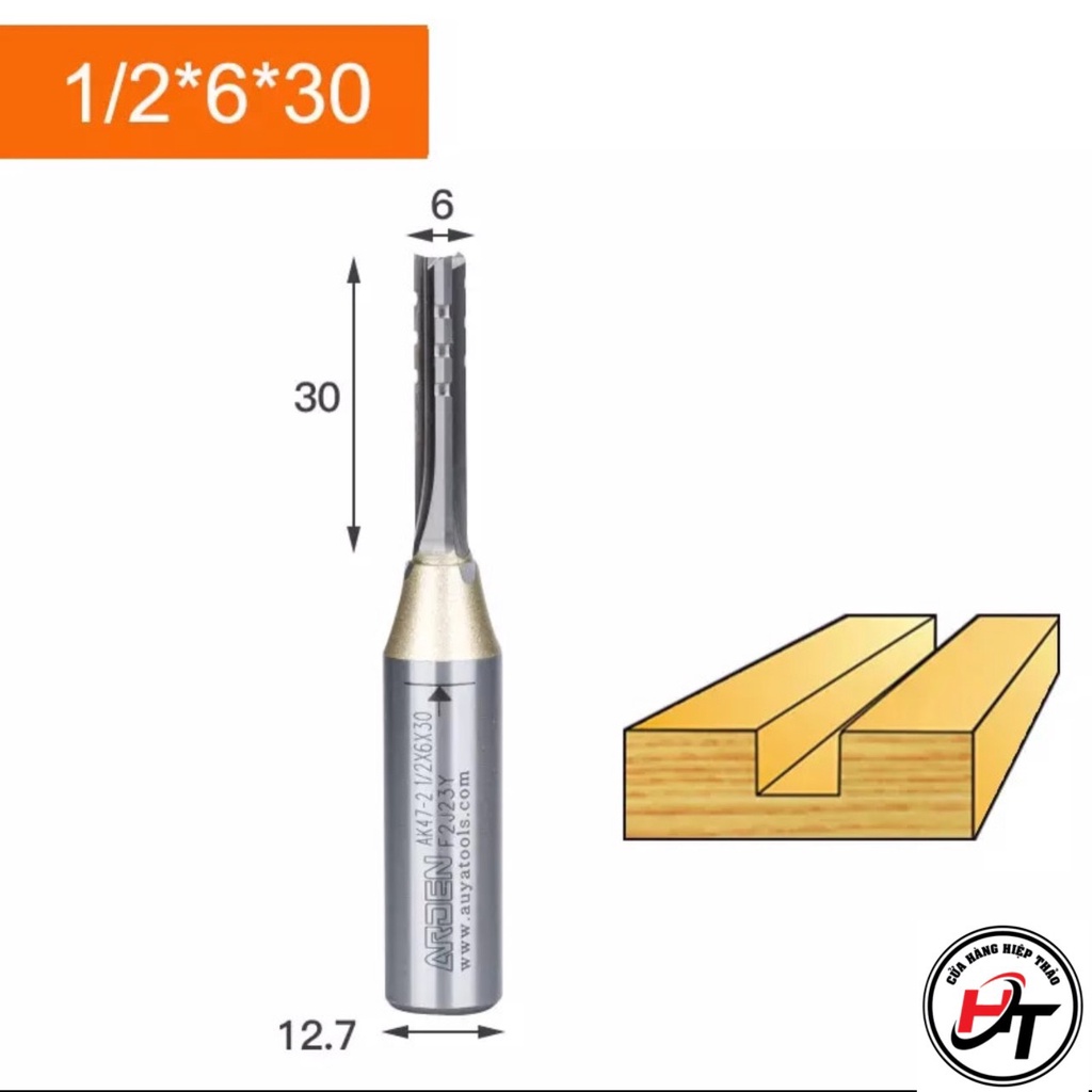 Dao phay CNC mũi cắt CNC gỗ ARDEN 2 me 3 cánh Thẳng TCT 3mm 4mm 5mm 6mm ...