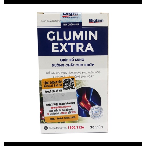 [Nhà thuốc 085]- Viên Uống -Glumin Extra -Bigfam - Bổ sung dưỡng chất ...