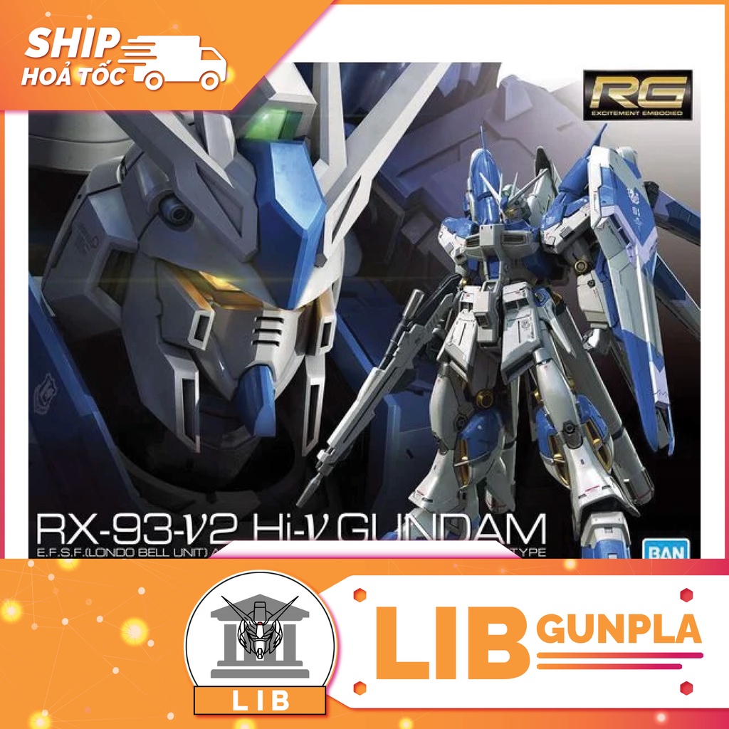 Đồ chơi mô hình lắp ráp Bandai Gundam RG 1/144 Hinu / Hi Nu Gundam | Shopee Việt Nam