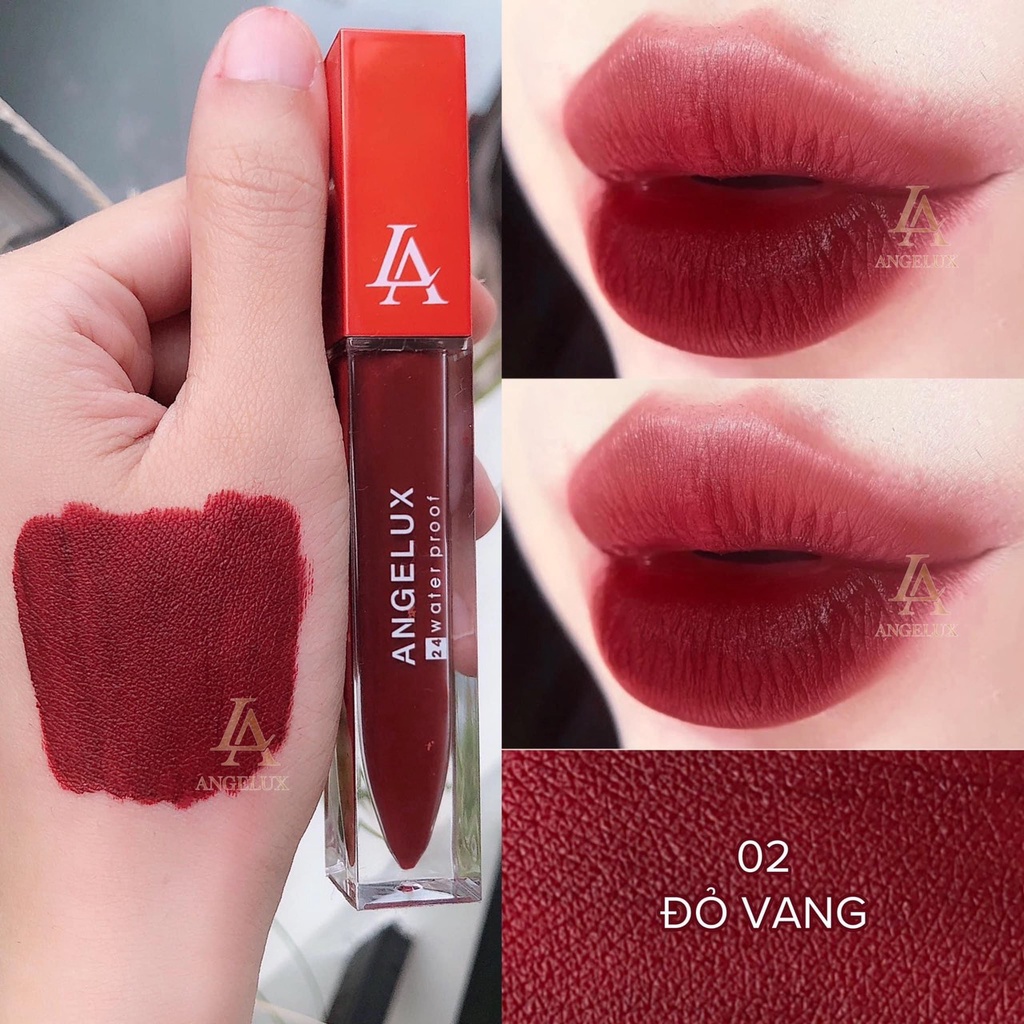 Son Kem Lì Angelux 24h Water Proof Nhiều Màu 20g Chính Hãng | Shopee ...