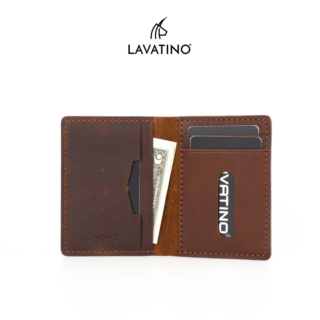 Ví Card gập Da Sáp Cao Cấp Syden Chính Hãng Lavatino WCB14 | Shopee ...