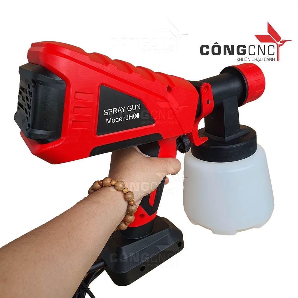 [ CHÍNH HÃNG] Súng Phun Sơn Cầm Tay SPRAY GUN - JH09 - Dùng điện 220V ...