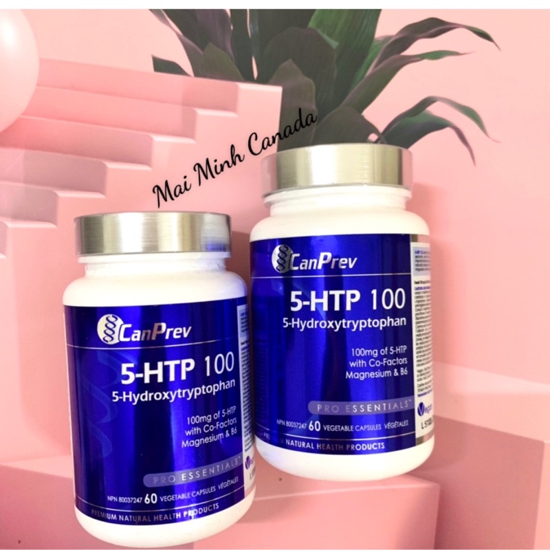 Viên uống giảm căng thẳng và suy nhược thần kinh Canprev 5 HTP 100mg 60 ...