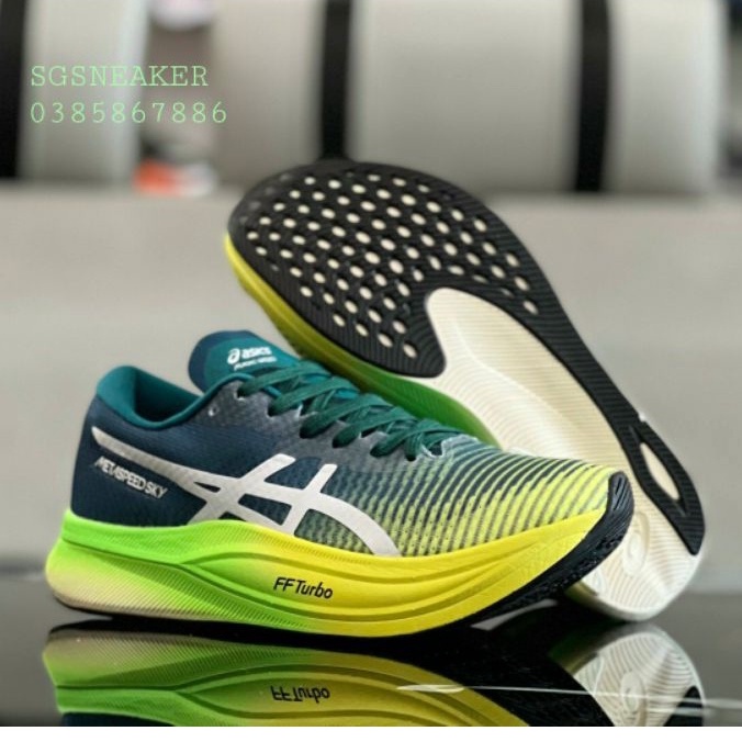 Giày asics Meta Speed Sky Plus 1013A115 Running Velvet Pine/Safety ...