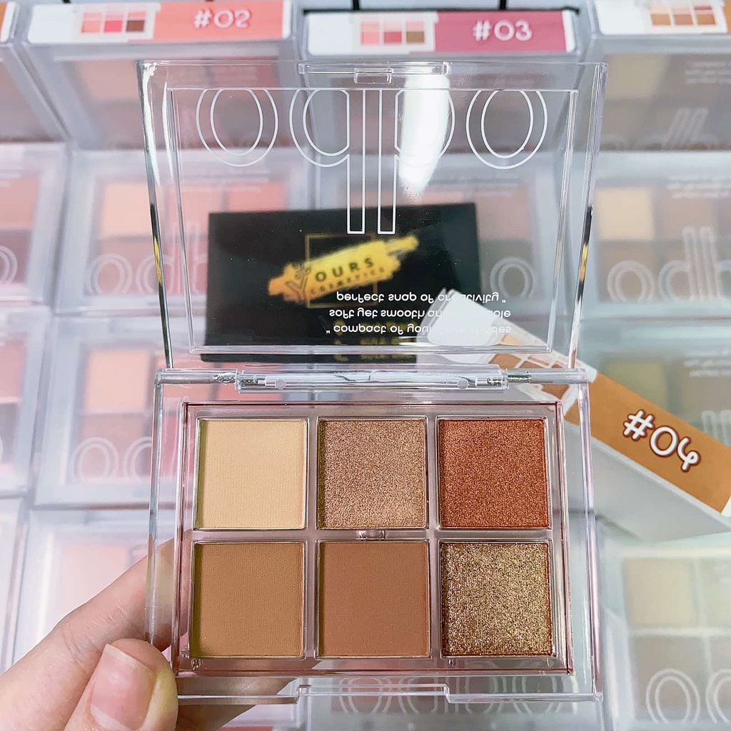 [Hàng Cận Date - T05/2025] Bảng Phấn Mắt Odbo Tone Nâu Tây Signature Eyeshadow Palette OD276 ...