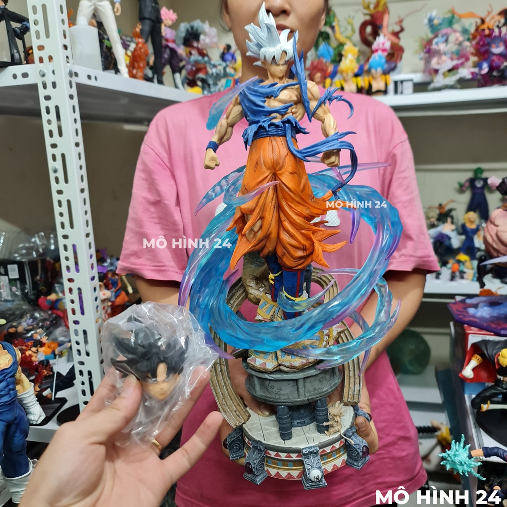 [49CM] tượng mô hình Son goku vô cực UI GK ultra instinct cỡ lớn giá rẻ ...