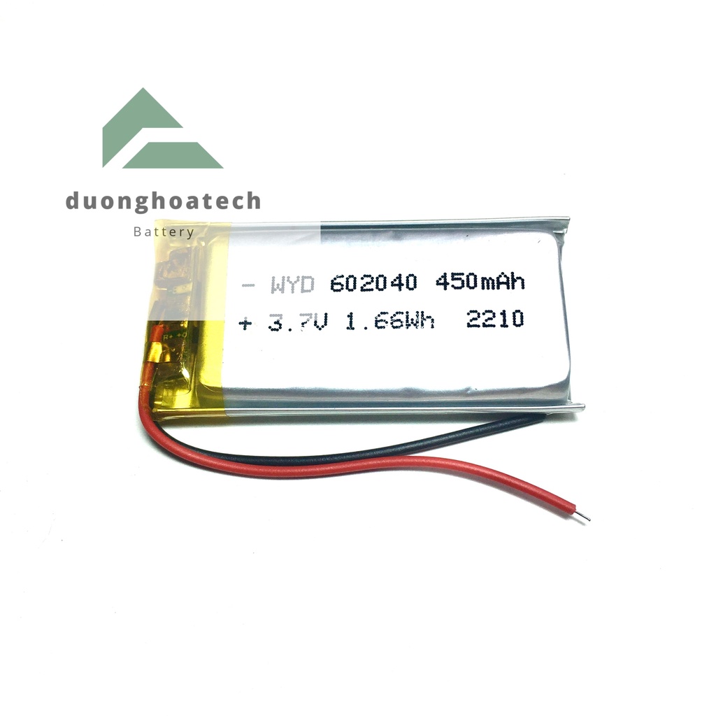 Pin Lithium Polymer 3.7V 450mAh 6x20x40mm | Shopee Việt Nam