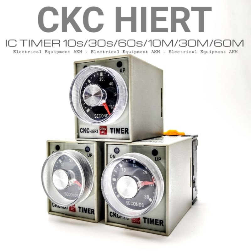Rơ Le Thời Gan CKC Tặng Kèm Đế,IC TIMER CKC AH3-3 AC220V (10S/30S/60S/10M/30M/60M) | Shopee Việt Nam