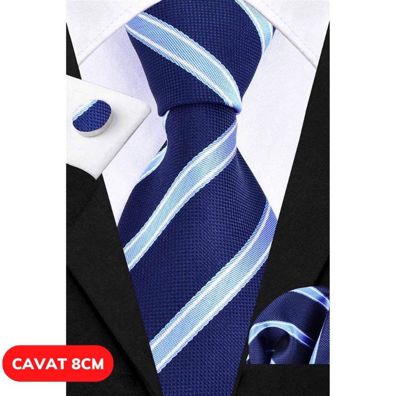 Cavat Nam bản to 8cm thời trang phong cách công sở, trung niên, Calavat chú rể, Cà vạt dự tiệc ...