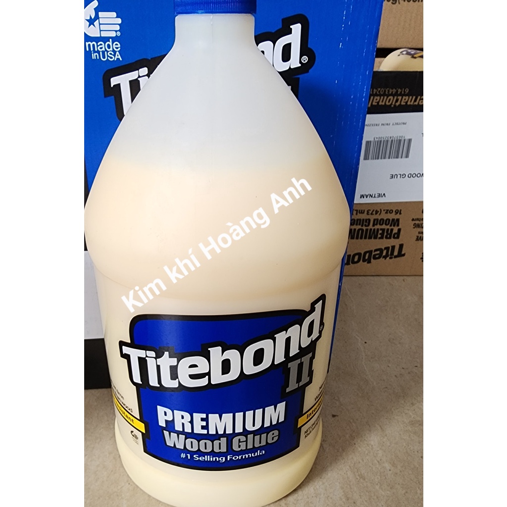 Keo dán gỗ Titebond II 3785ml đẹp giá rẻ, keo titebond sữa | Shopee ...