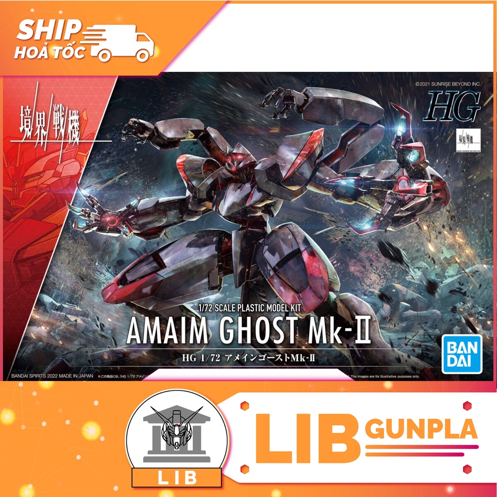 Mô hình lắp ráp Bandai HG Kyoukai Senki Amaim Ghost Mk 2 (P-Bandai ...