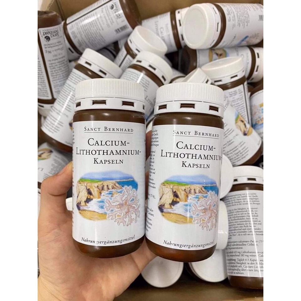( Bill Đức ) Viên Uống Calcium tảo biển đỏ Sanct Bernhard - Calcium ...