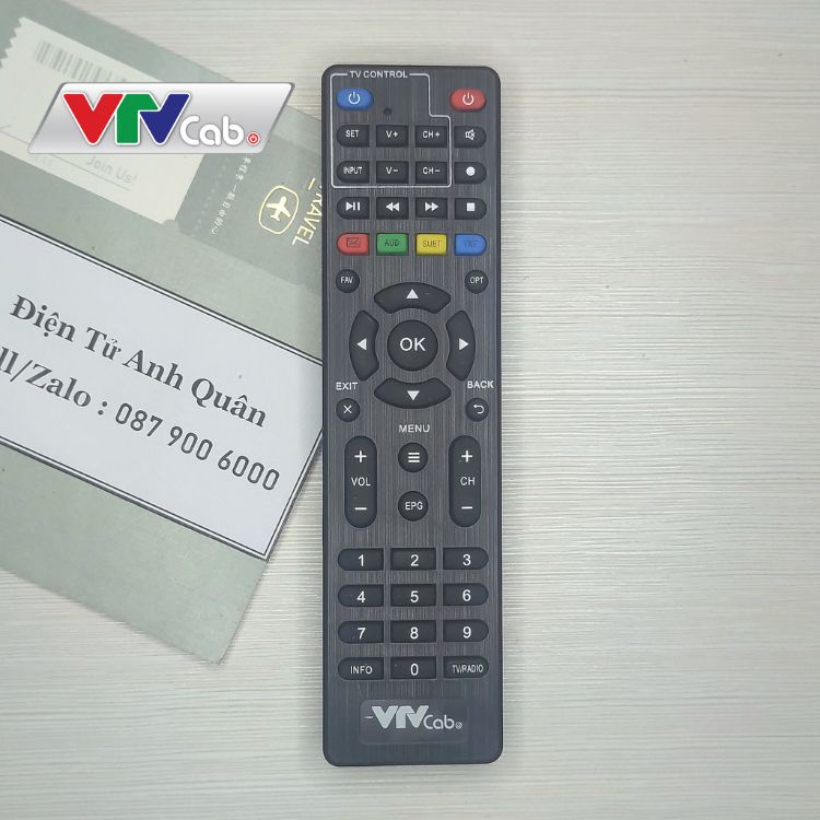 Remote đầu VTVCAB - Điều khiển đầu VTC Cab hàng mới chính hãng | Shopee ...