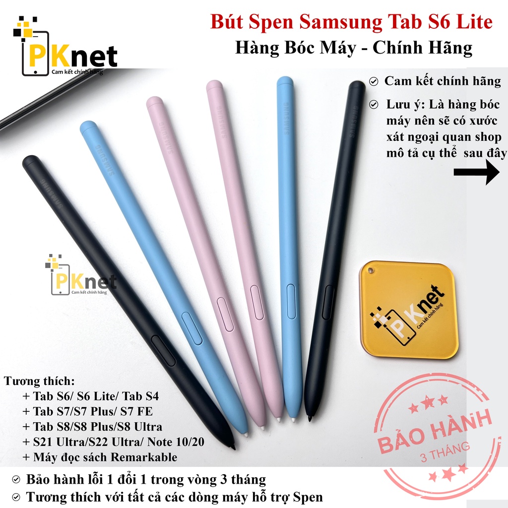 Bút Spen Tab S6 Lite Chính Hãng Samsung, Hàng BÓC MÁY, tương thích S21 ...