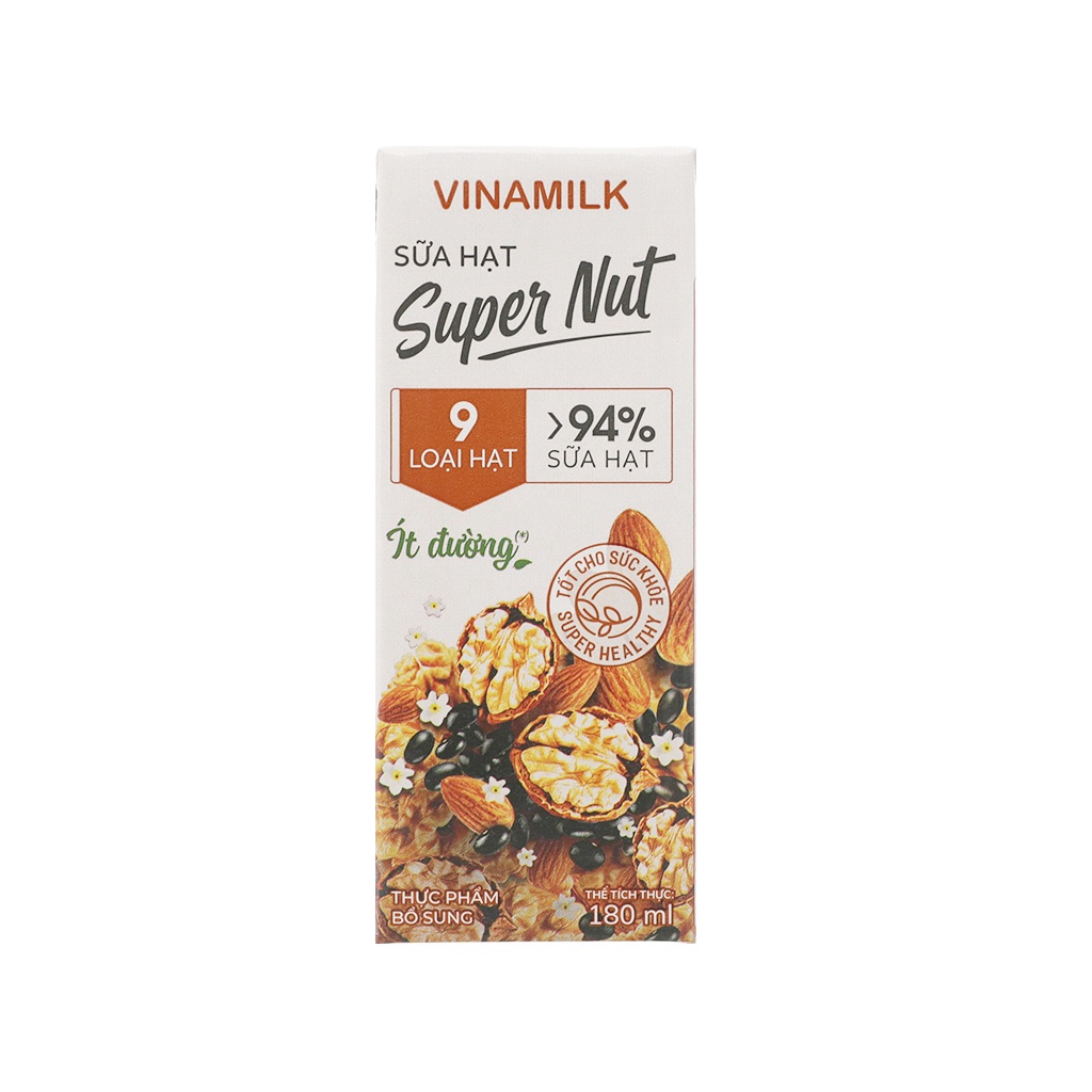 Thùng 24 hộp Sữa 9 loại hạt Vinamilk Super Nut Hộp 180ml | Shopee Việt Nam