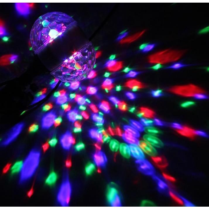 Đèn led xoay 7 màu | Shopee Việt Nam