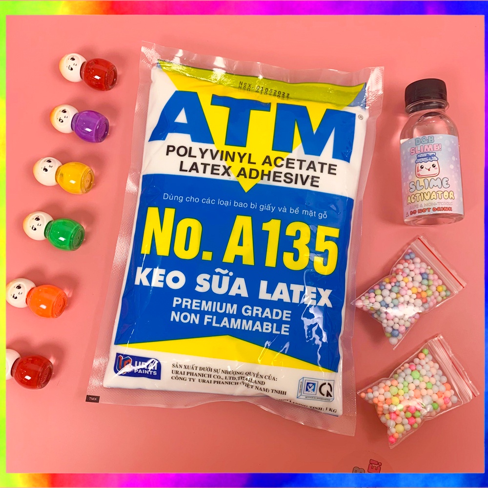 Keo Sữa ATM Latex 1KG (Tặng kèm Chai Activator 120ML) - Nguyên Liệu Làm ...