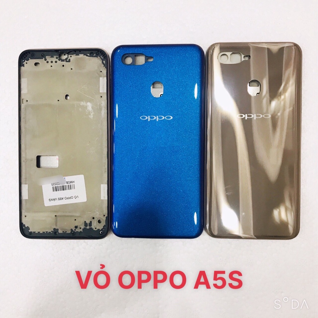 Lưng vỏ oppo a5s, nắp lưng, lưng pin, vỏ bộ, khung sườn, khung nhựa ...