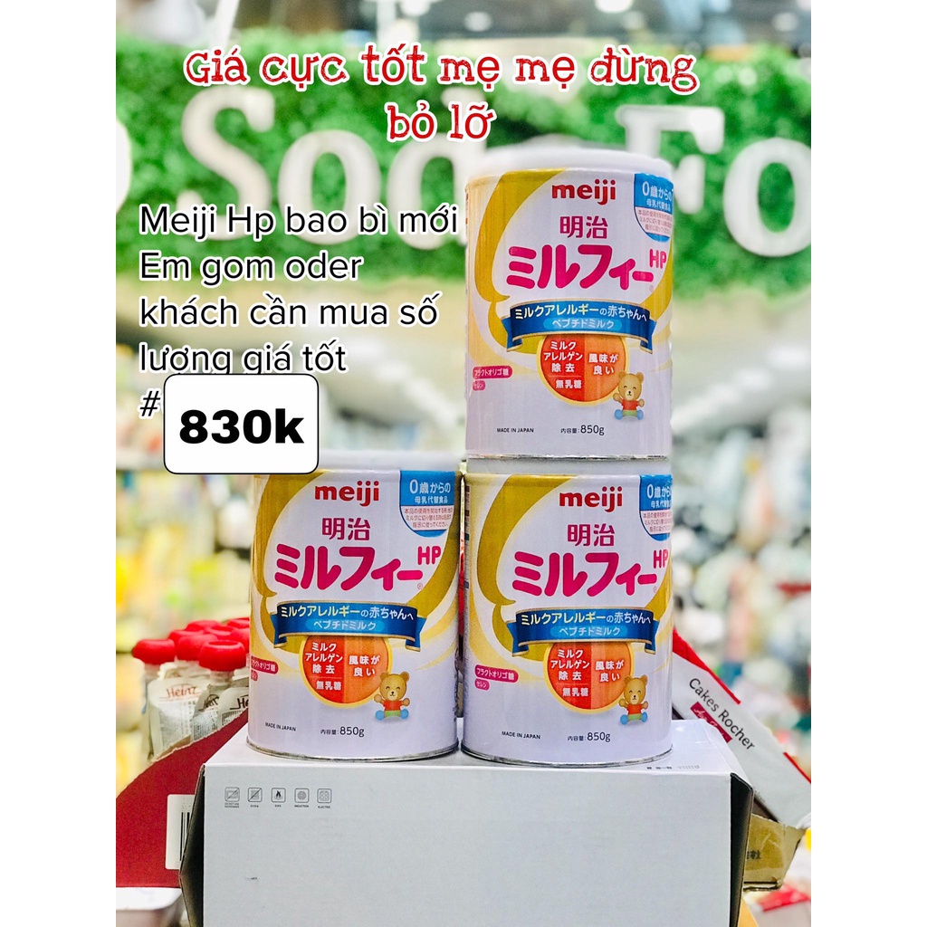 Sữa Meiji HP dị ứng đạm bò 850g | Shopee Việt Nam