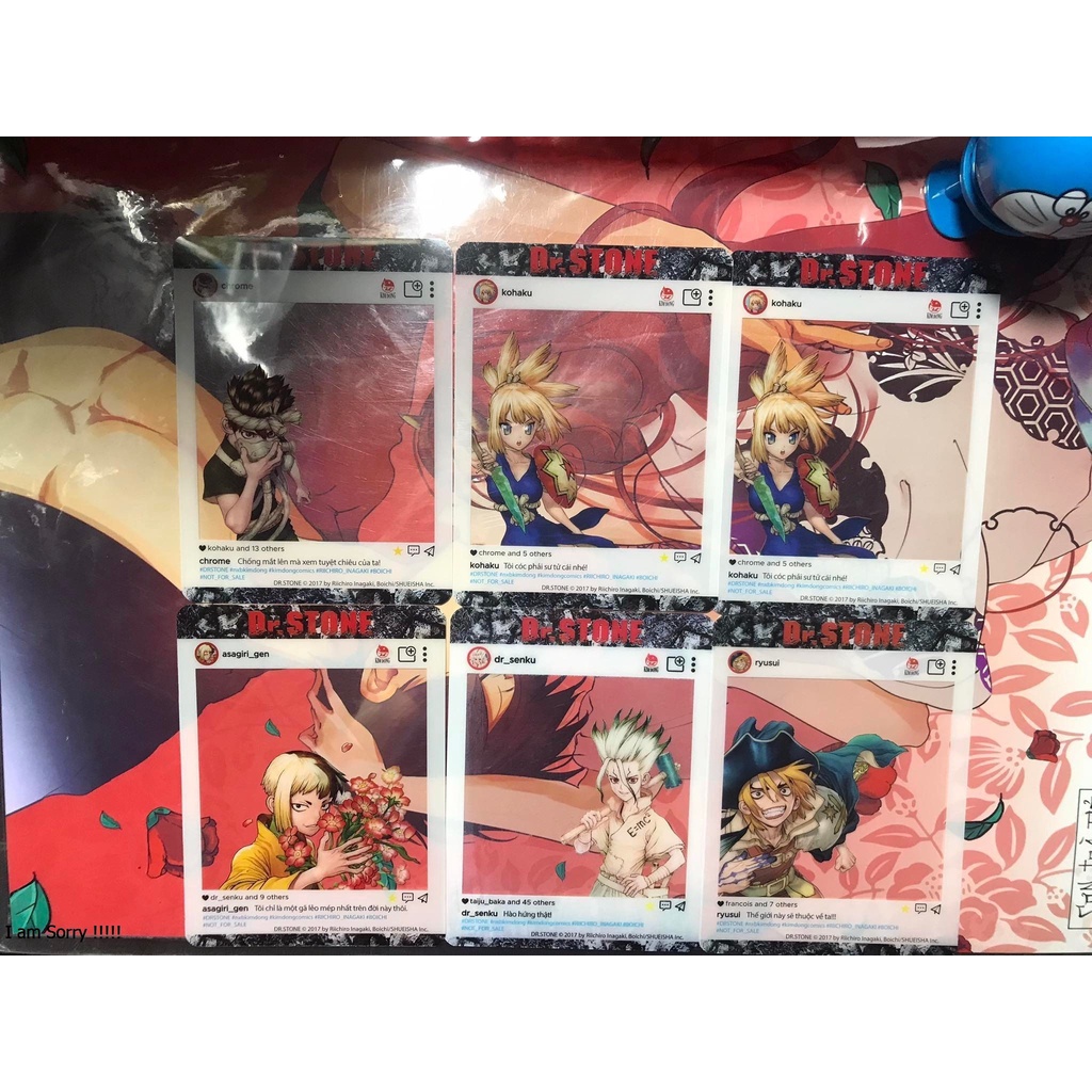 [Phụ kiện SnS Card] Dr.Stone lẻ | Shopee Việt Nam