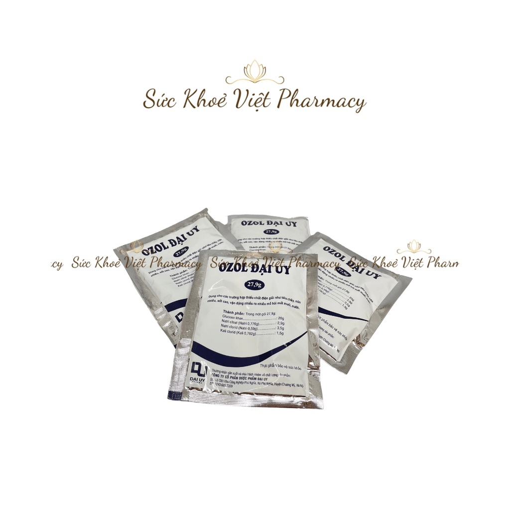 OZEROL trắng (Oresol trắng) - Bột bù nước và điện giải Đại Uy | Shopee ...