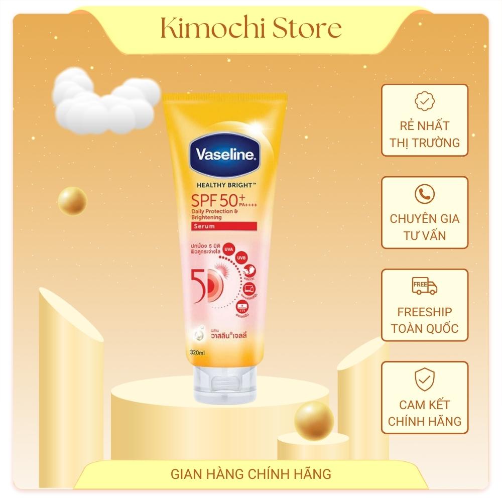 Kem chống nắng body Vaseline 50X SPF 50 PA++Thái Lan mẫu mới nhất bật tone da hồng hào 300ml ...
