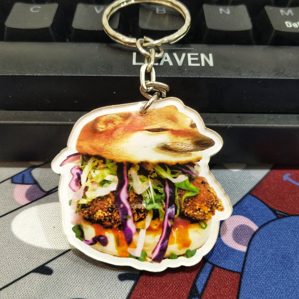 Móc khóa cheems meme shiba inu phong cách hài hước nhiều nhân vật treo ...