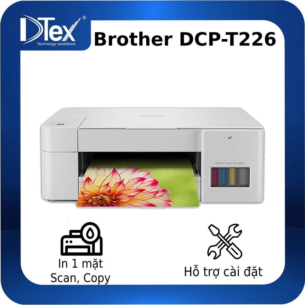 Máy in phun màu đa năng Brother DCP-T226 - Hàng Chính Hãng | Shopee Việt Nam
